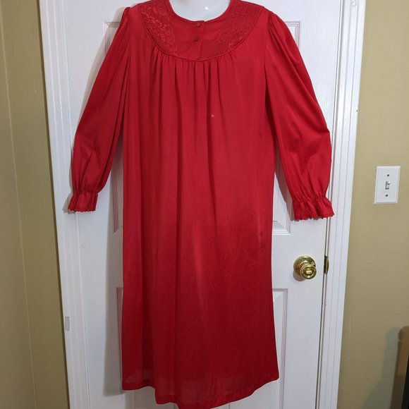 Nancy King | Intimates & Sleepwear | Nancy King Vintage Bright Red ...